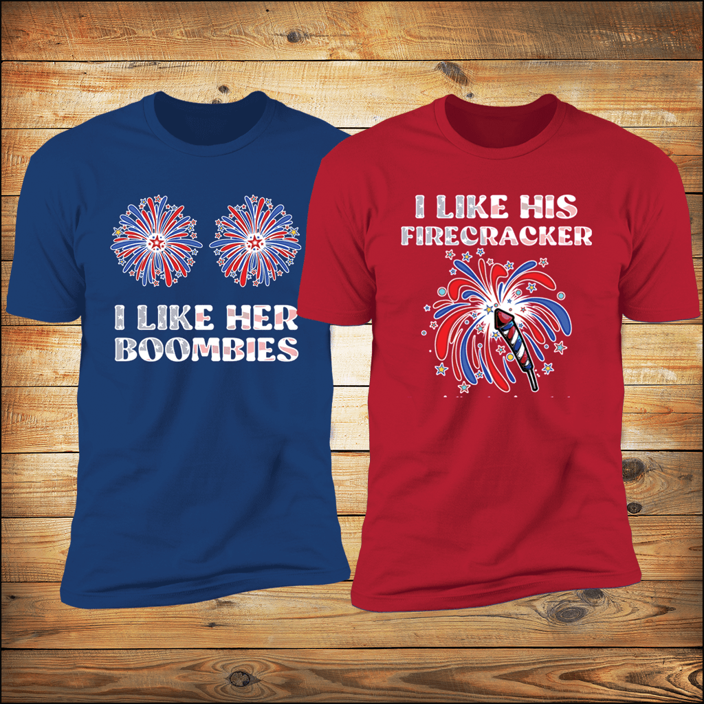 I like Her Boombies | I like His Firecracker